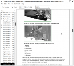 John Deere 9660 STS and 9760 STS Combines Operator's Manual - OMH230231 ...