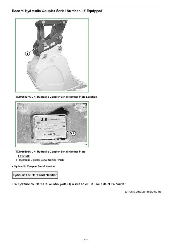 John Deere 160GLC and 180GLC Excavator Operator's Manual (OMT364032X19 ...