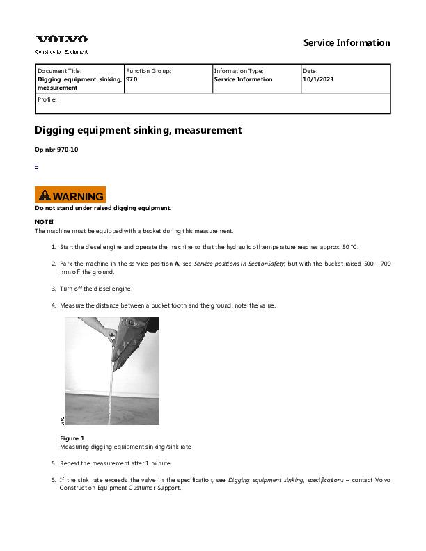 Volvo EC160 Excavators Repair Service Manual & Parts Manual | A++ ...